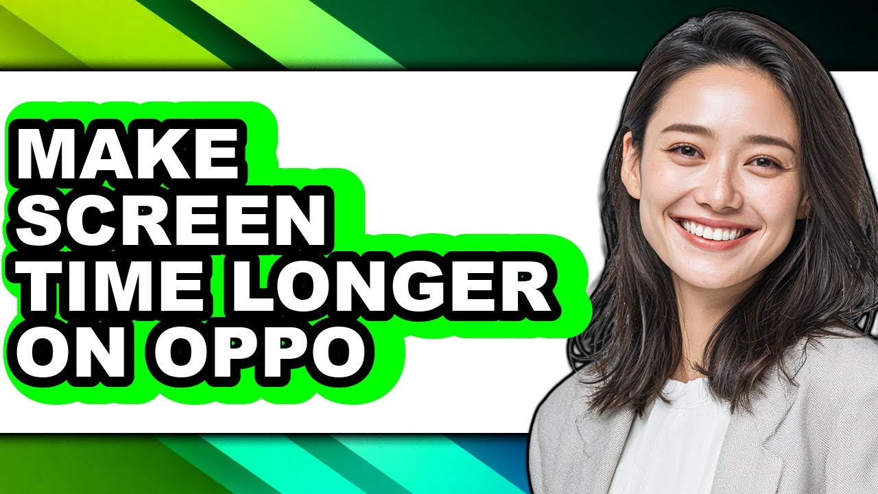 How to Make Screen Time Longer on Oppo - Step by Step - YouTube