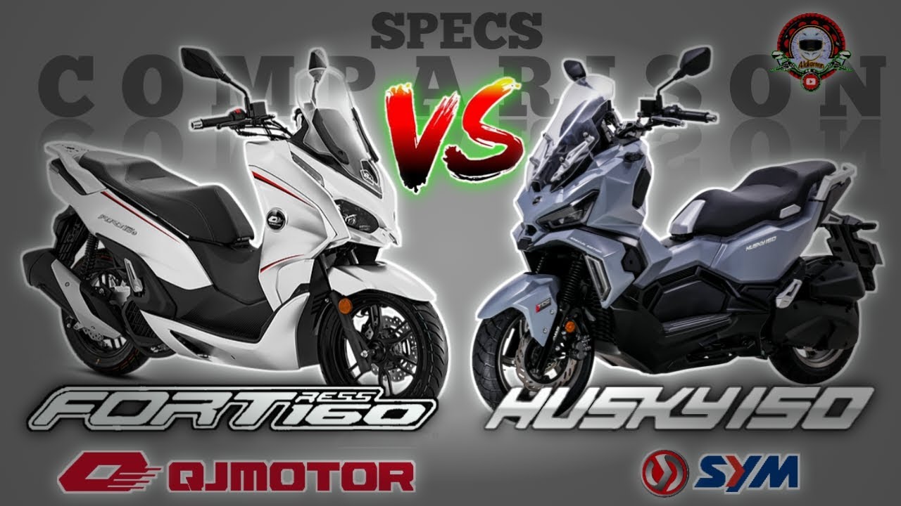 QJMOTOR FORTRESS 160 vs SYM HUSKY 150 1080p - YouTube
