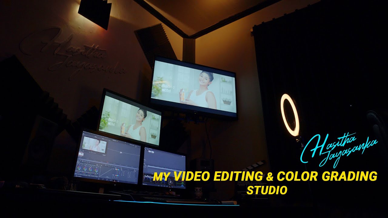 My Video Editing & Color Grading Studio - YouTube