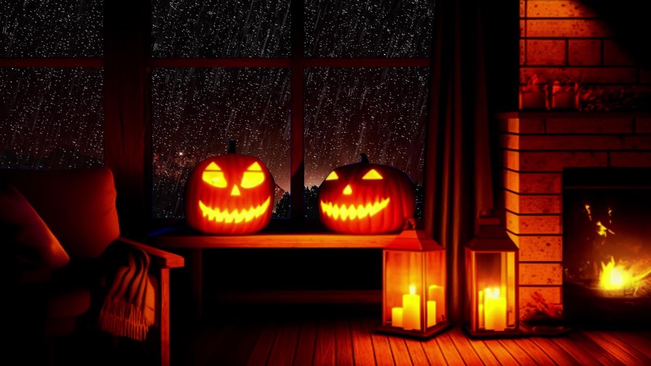 Night Rain | Halloween Wallpaper - The Sound Of Gentle Rain By The ...
