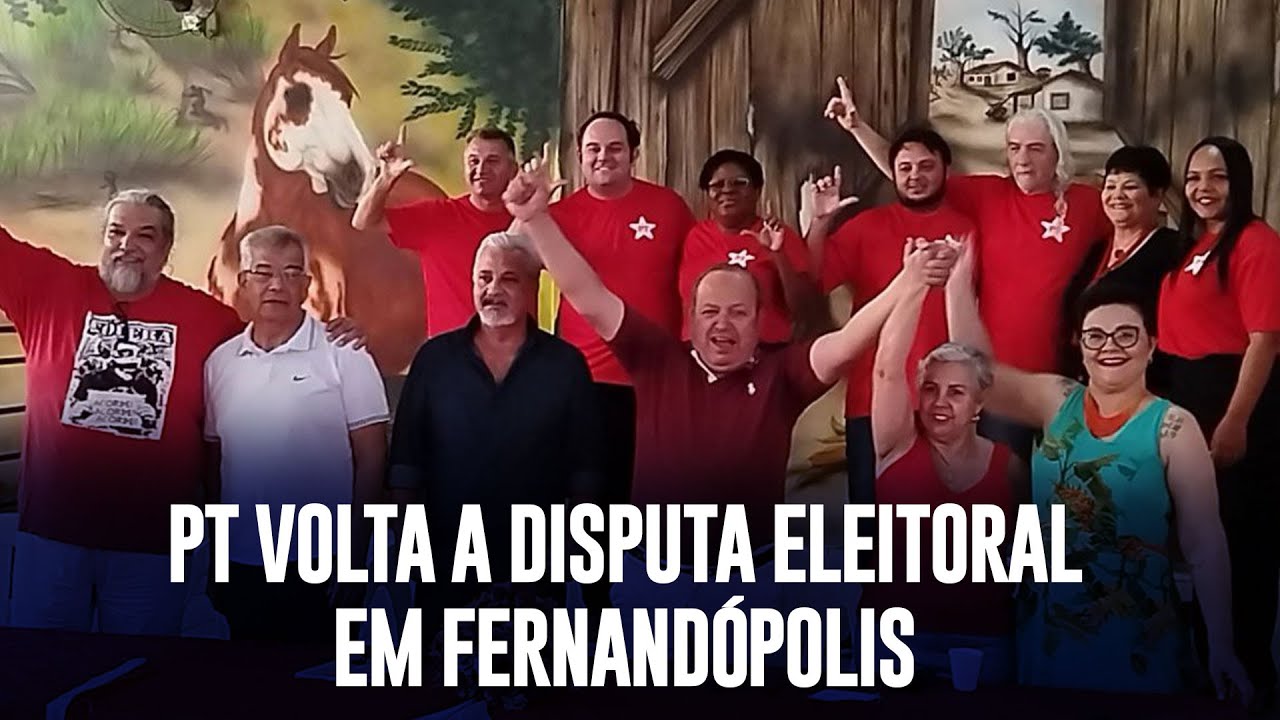 PT volta a disputa eleitoral em Fernandópolis - YouTube