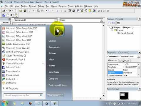 Tips Trik Edukasi - Script Shutdown pada Ms. Visual Basic - YouTube