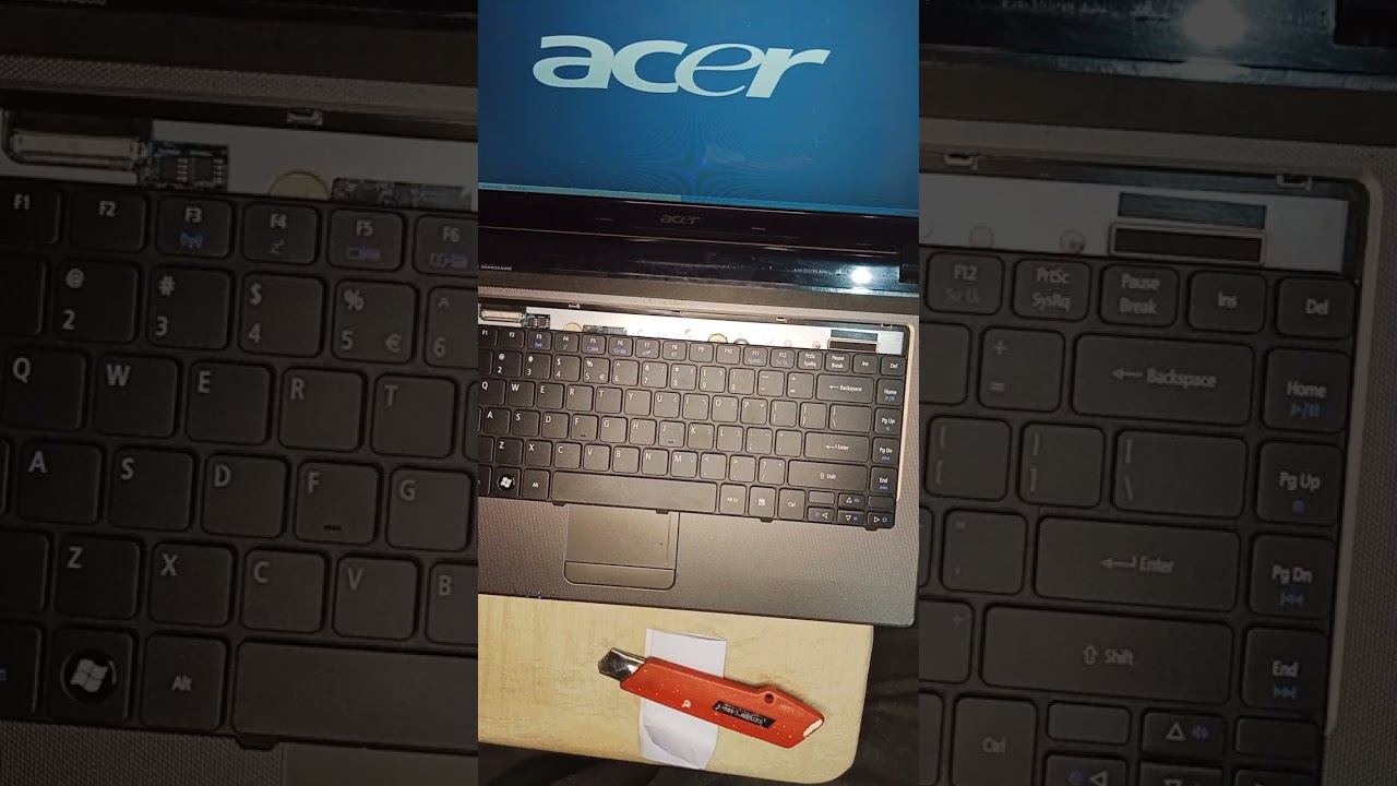 unboxing keyboard laptop Acer 4750 - YouTube