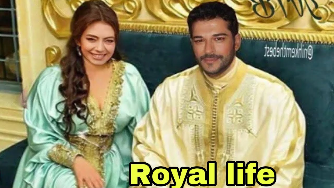 Burak Ozcivit and neslihan atagul in a royal dress at friends party ...