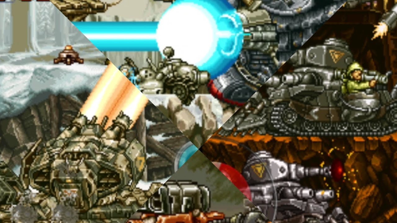 Metal Slug 1 Bosses Compilation - YouTube