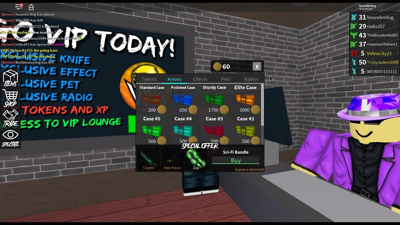 Roblox Assassin's | Case opening!!!! - YouTube