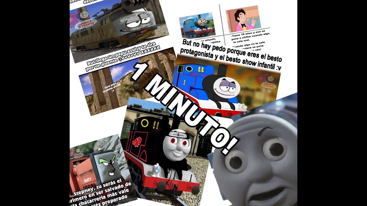 MEMES DE THOMAS Y SUS AMIGOS EN 1 MINUTO - YouTube