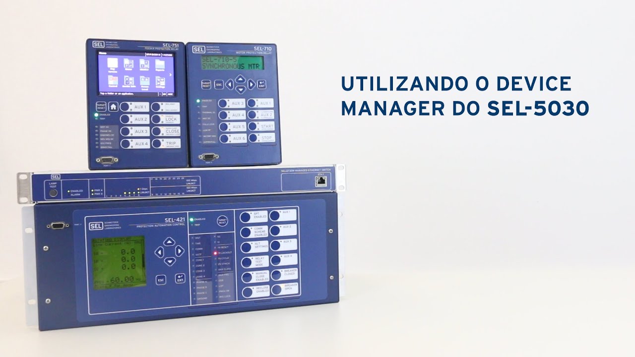 Utilizando o Device Manager do SEL-5030 - YouTube