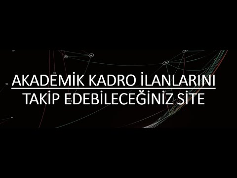 Akademik Kadro İlanlarını Takip Edebileceğiniz Bir Site / www.memurlar.net