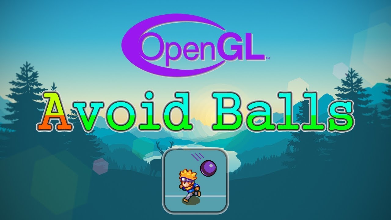 OpenGL - Avoid Balls - YouTube