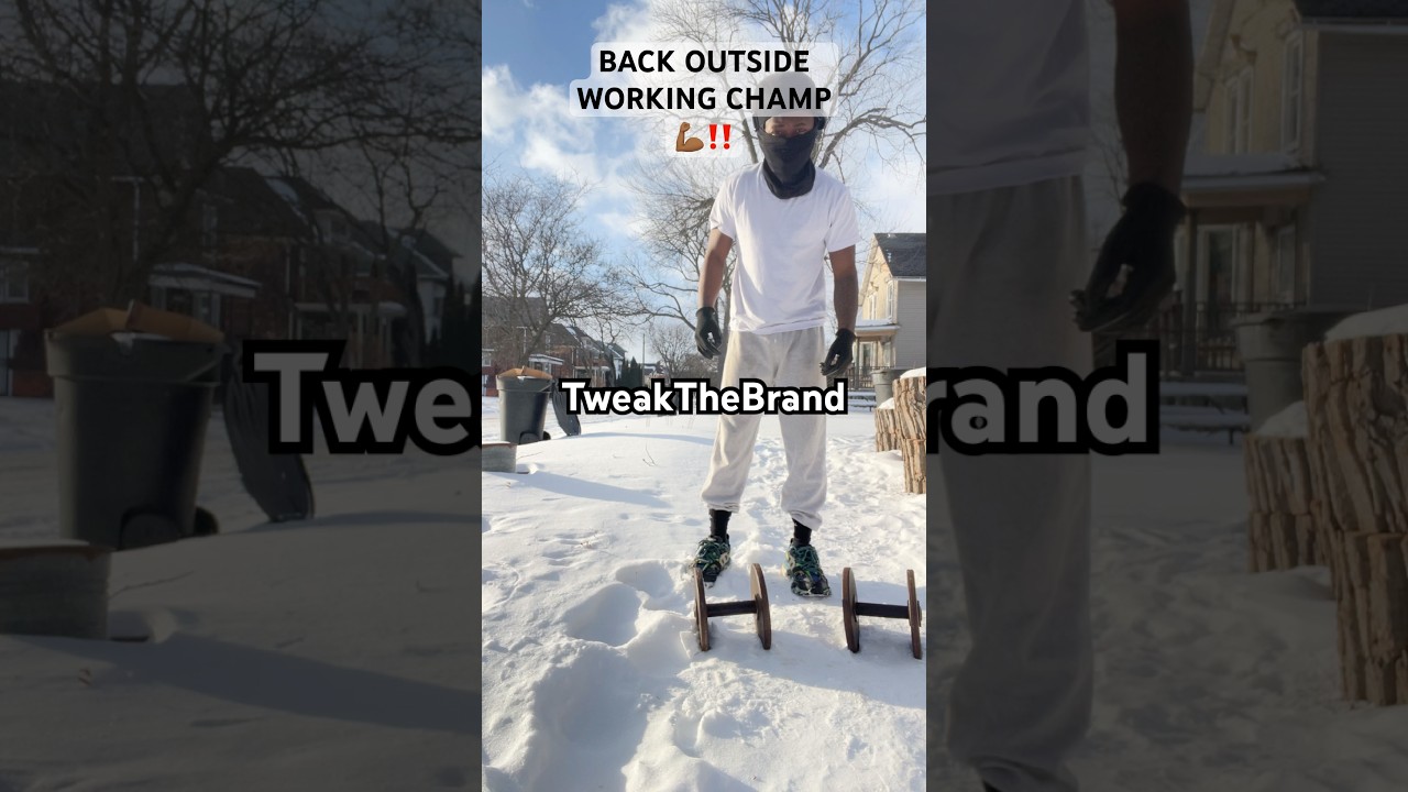 BACK OUTSIDE WORKING CHAMP💪🏾‼️ - YouTube