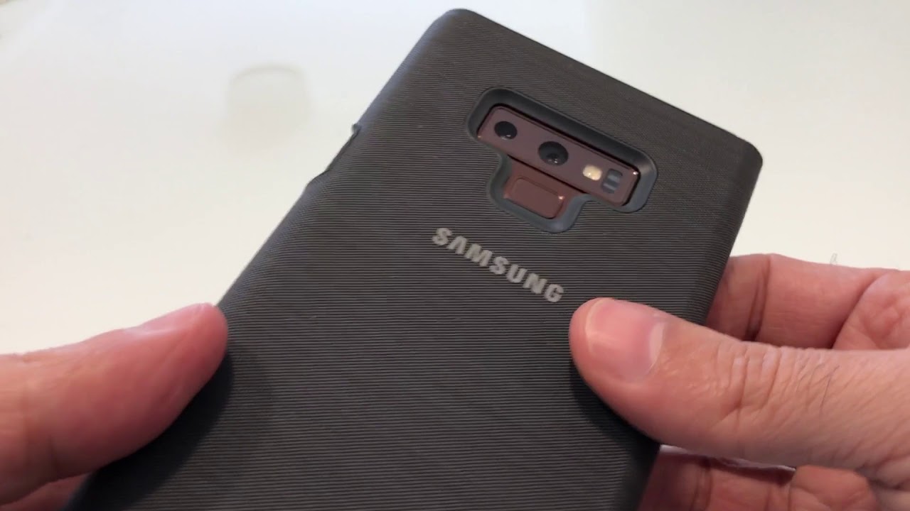 Galaxy Note 9: Veja o Case Led View Cover da Samsung - YouTube