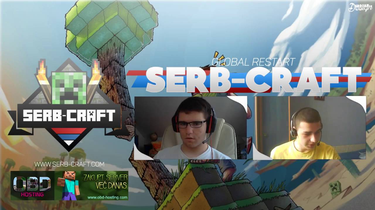 SERB-CRAFT Livestream - GLOBAL RESTART LETO 2016. - YouTube