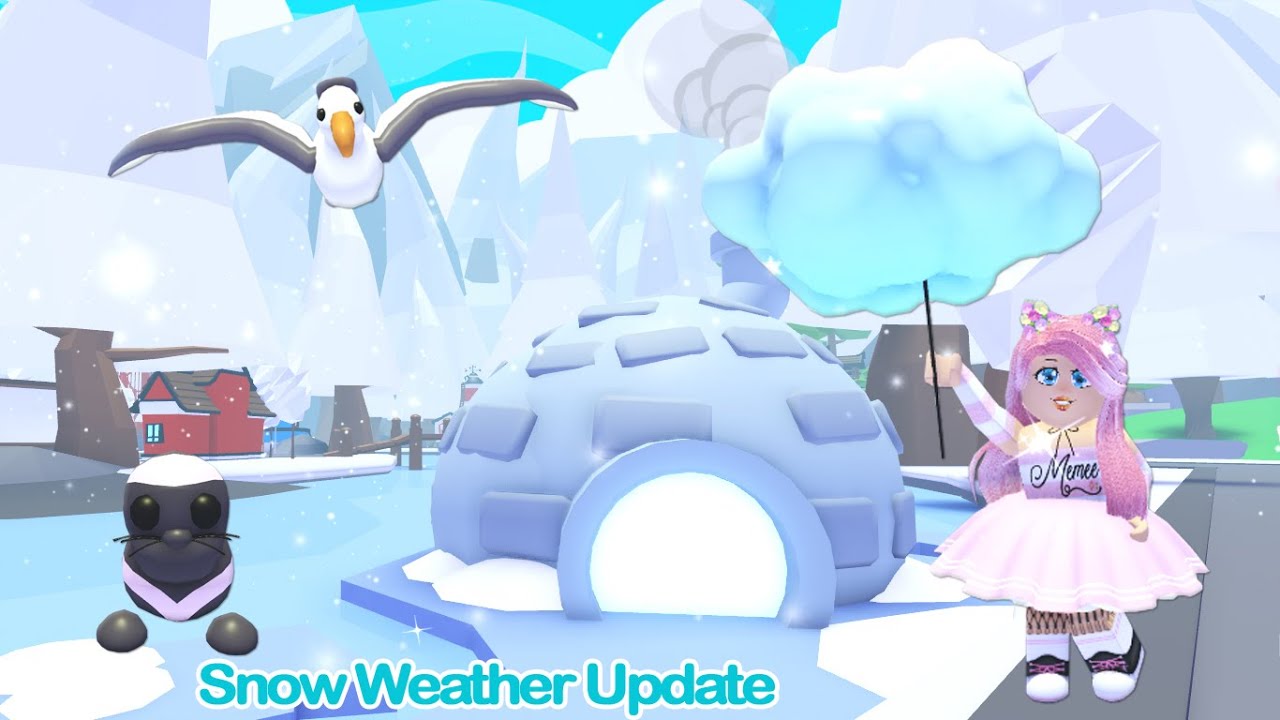 Adopt Me Weather Update Albatross Ribbon Seal & pet wear plus Tundra ...