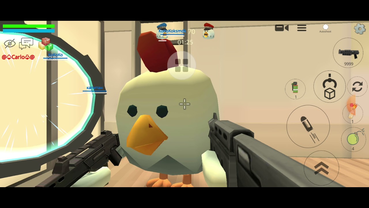 how to change color name in chicken gun - YouTube