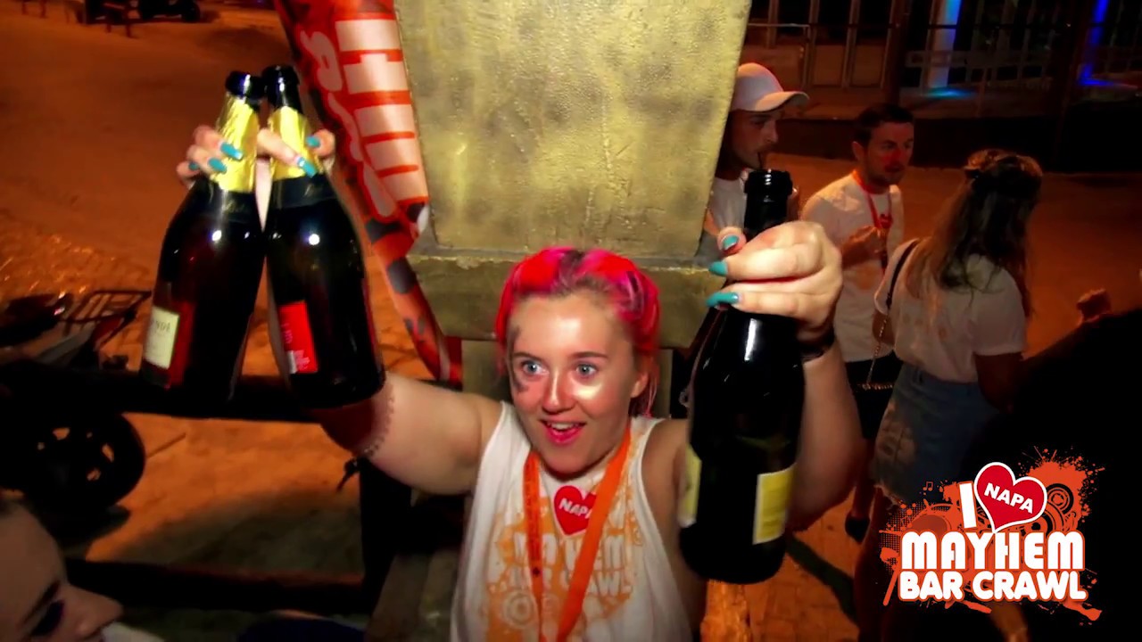 Mayhem Bar Crawl | Friday 19th May 2017 | Ayia Napa Cyprus - YouTube