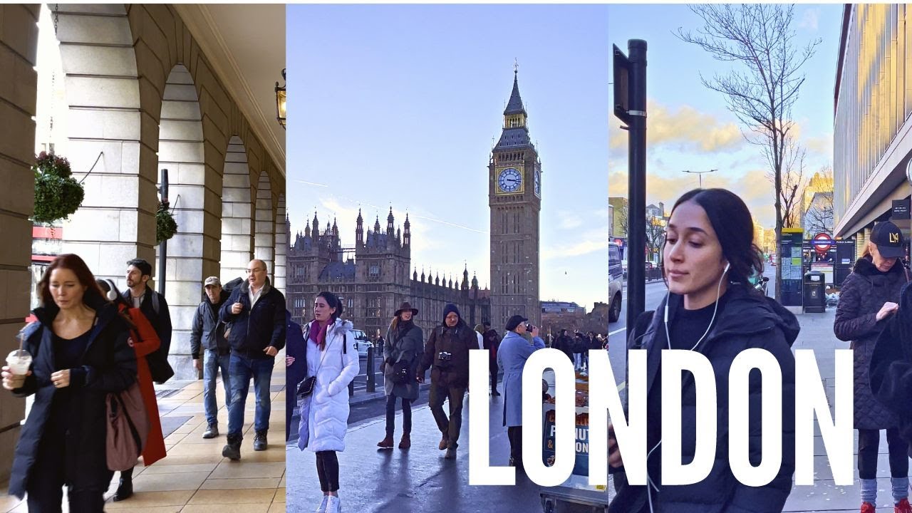 Relaxing London Walking Tour with Music | Walking London 4K HDR - YouTube