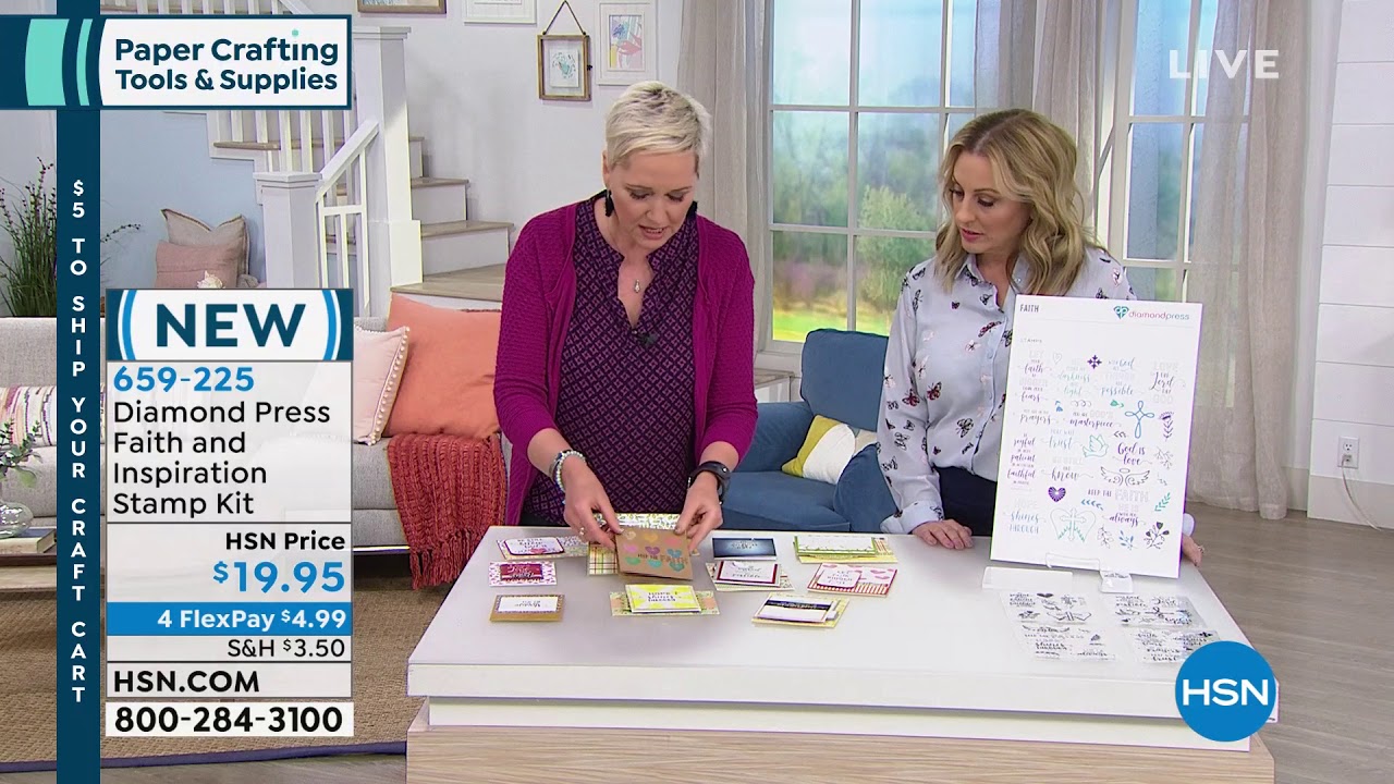 Diamond Press Faith and Inspiration Stamp Kit - YouTube