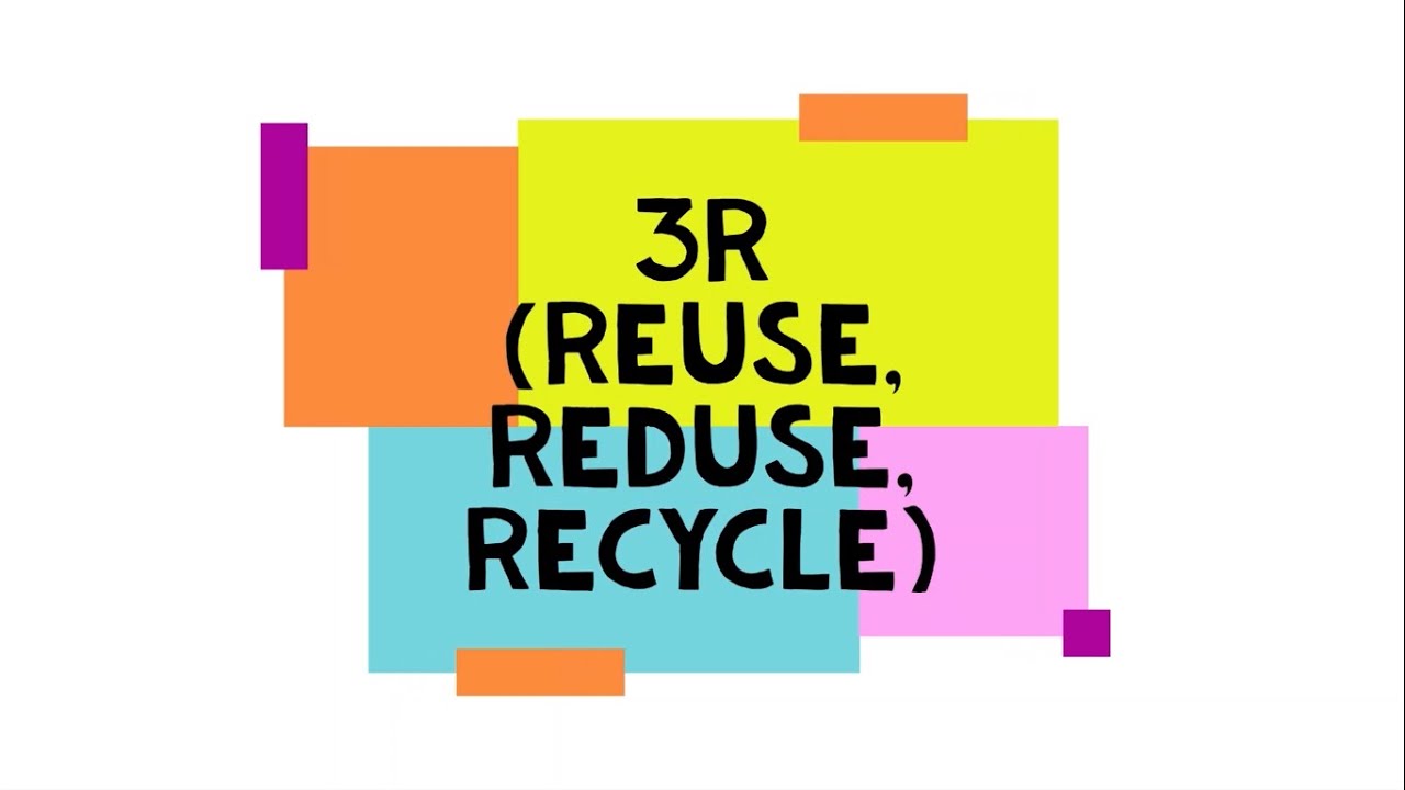 3R (Reuse, Reduce, Recycle) - YouTube