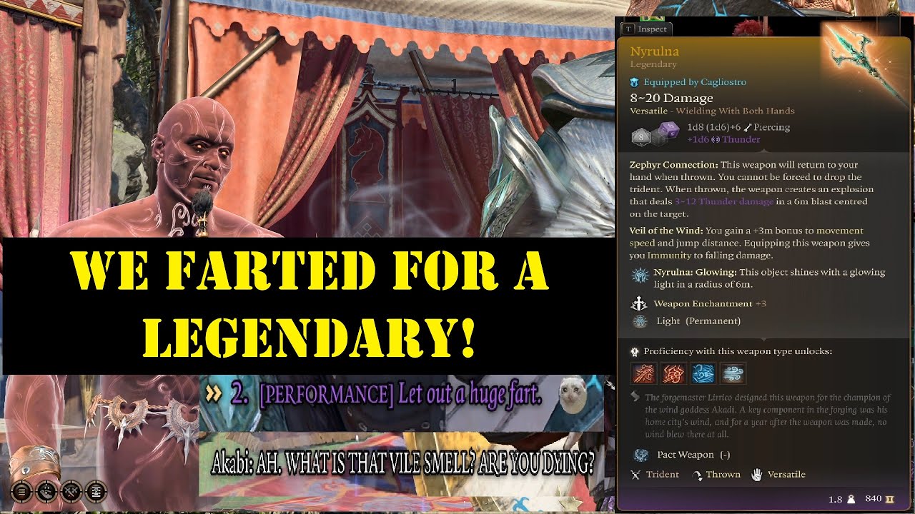 Baldur's Gate 3 Co-op Tactician - Part 31 Farting for a Legendary ...