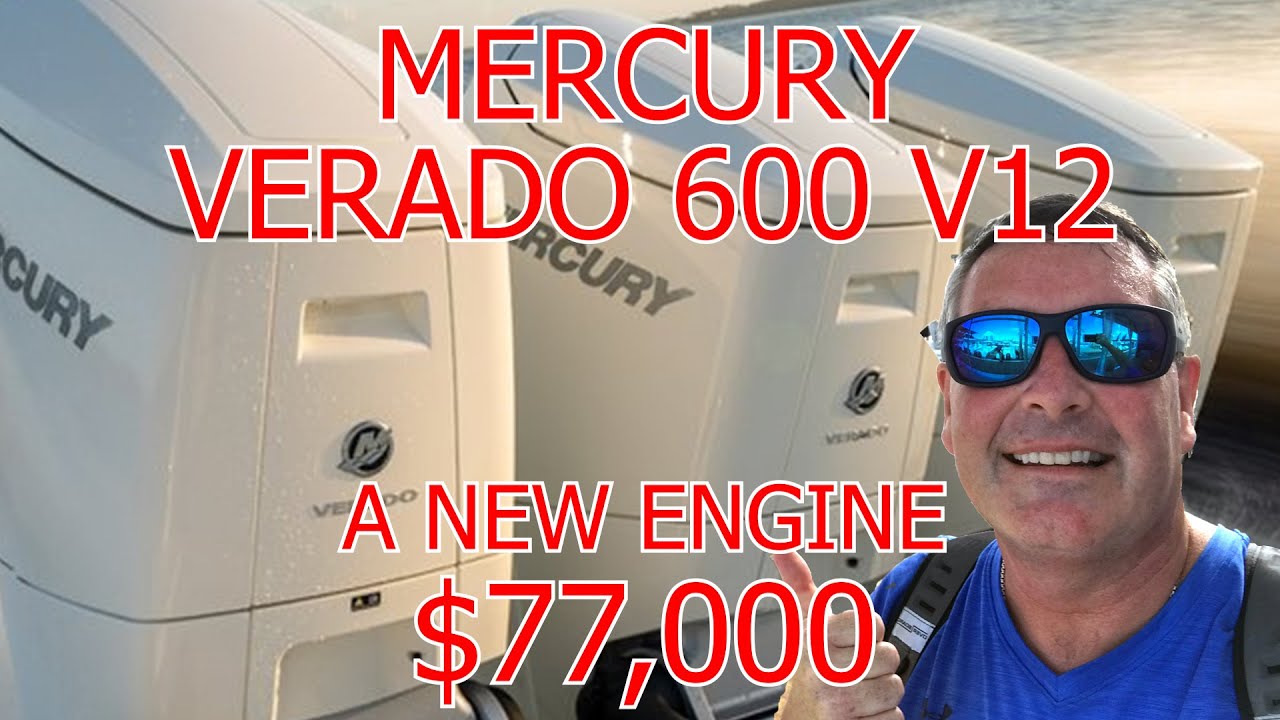 Mercury V12 600hp Verado Outboard All New Outboard Engine - YouTube