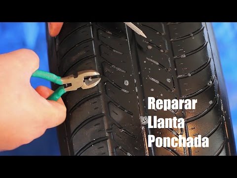 Como Reparar Una Llanta Goma Rueda Ponchada Pinchada Neumatico ...
