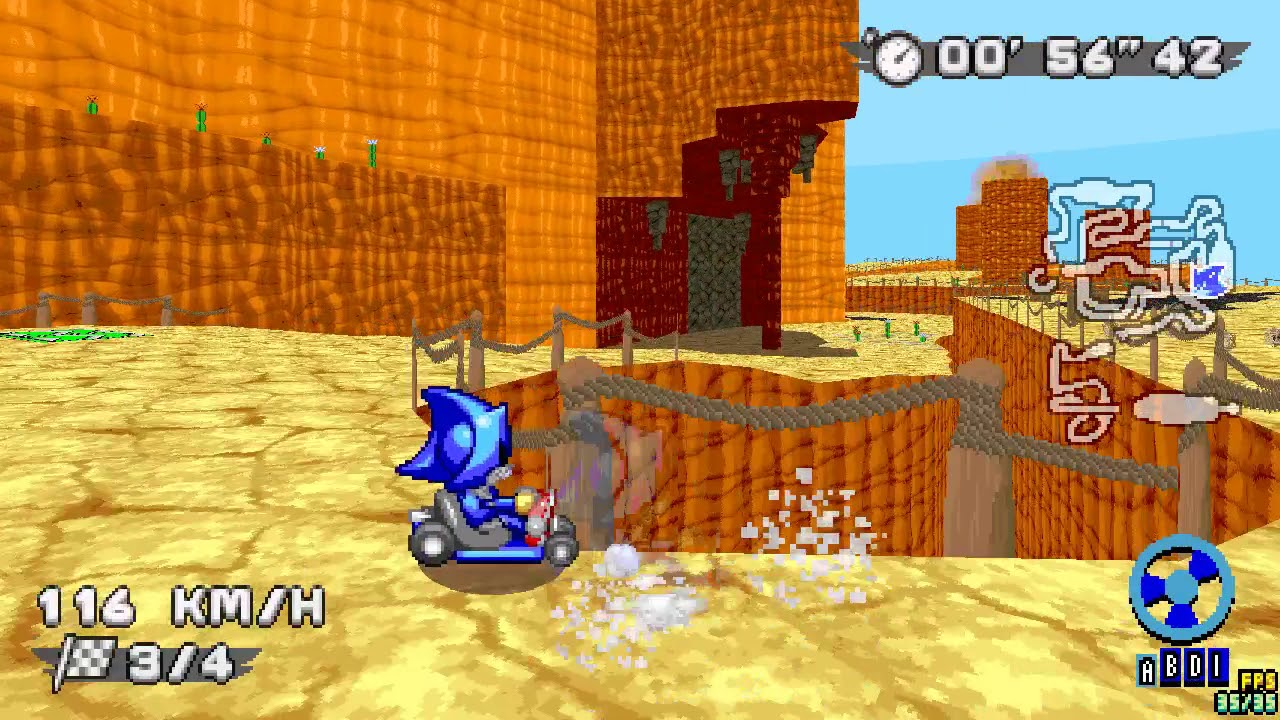 SRB2 Kart v1.1 - TA - Canyon Rush in 1:40.02 as Metal Sonic - YouTube
