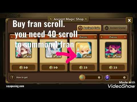 Summoners war : How to get Fran (Light fairy queen)