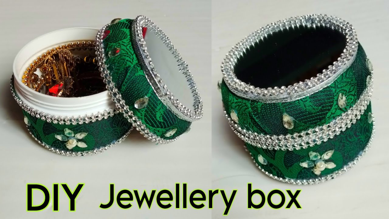 how to make Storage jewelry box making from different Material / DIY ...