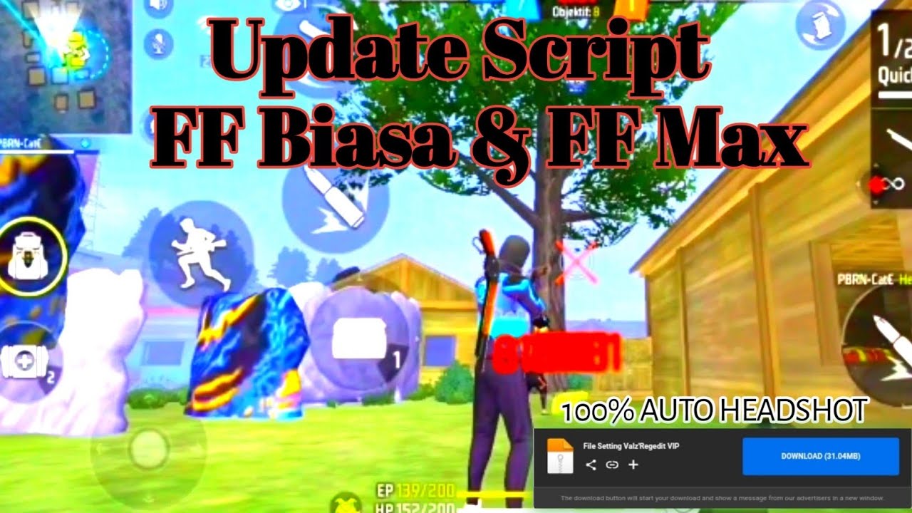 FILE SETTING AUTO HEADSHOT👽 FF BIASA DAN FF MAX 100% WORK NO SERVER ...