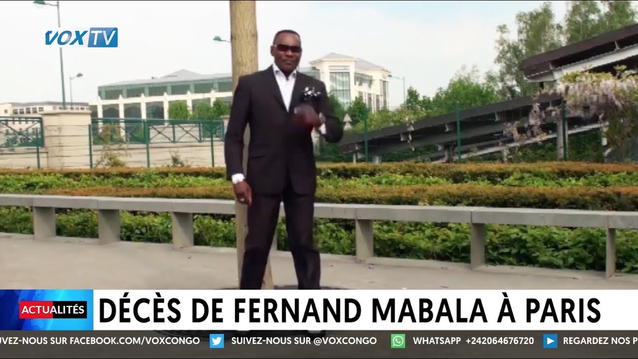 Décès de Fernand Mabala à Paris - YouTube