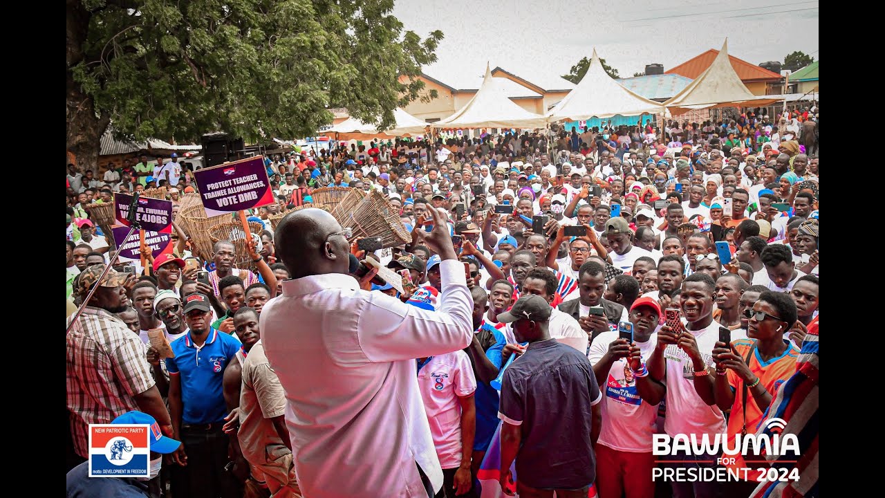 Sissala goes crazy as BAWUMIA gets massive crowd during campaign tour ...