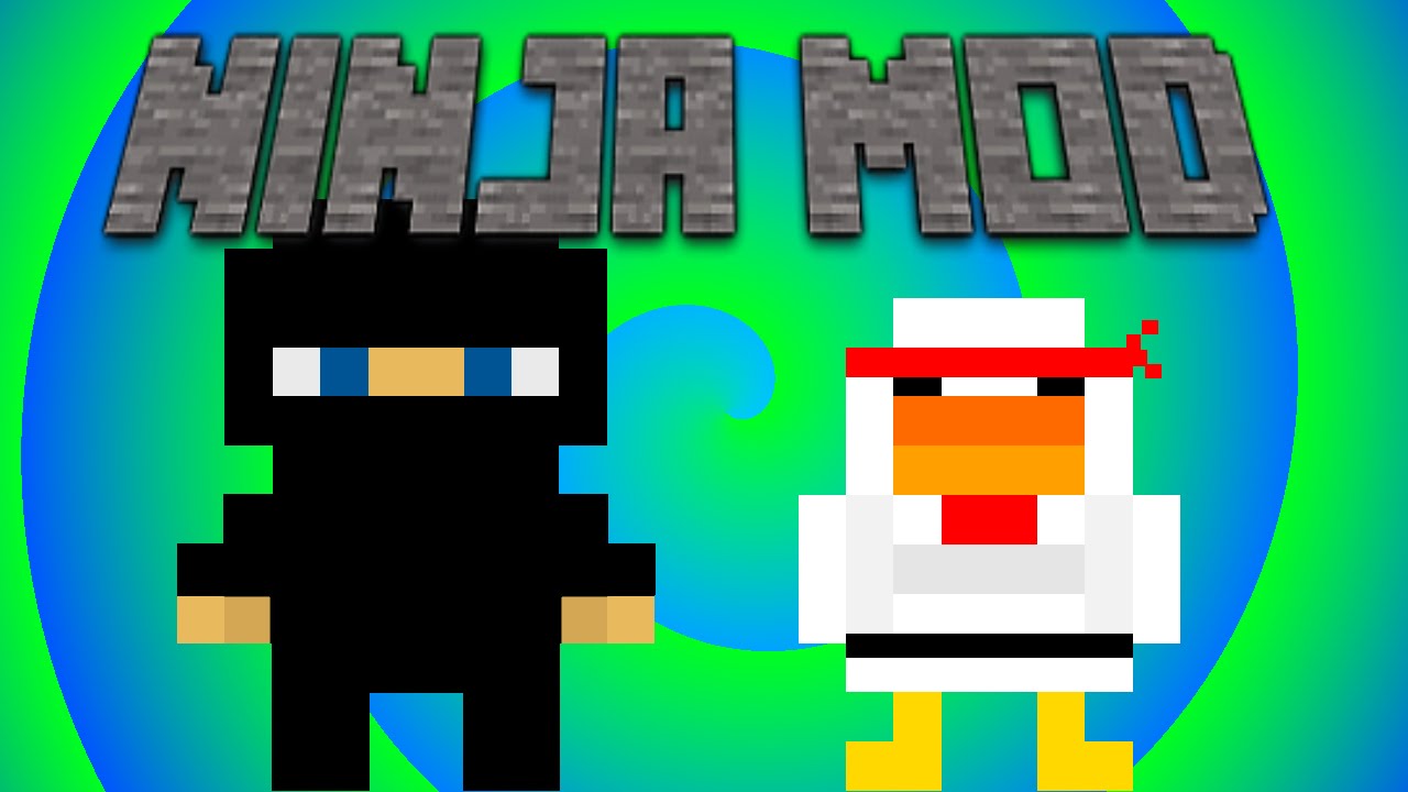 Minecraft Ninja Mod! (Mod Review Ep.2) - YouTube