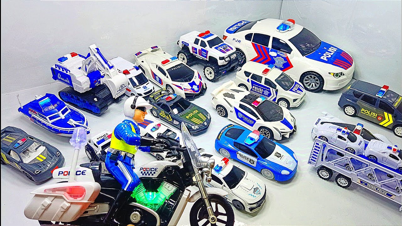 Motor patroli polisi, mobil polisi, excavator polisi, mobilan polisi ...