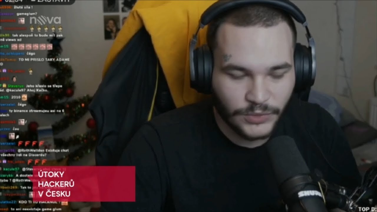 Roth Wellden (Adam Jícha) opět na TV Nova - Hackerský útok - YouTube
