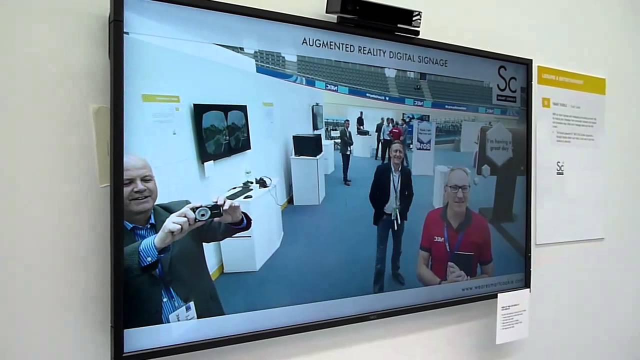 Thought Bubble Augmented Reality Digital Signage Display - YouTube