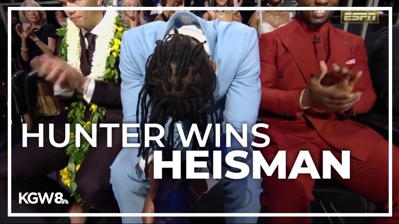 Colorado's Travis Hunter wins Heisman Trophy - YouTube