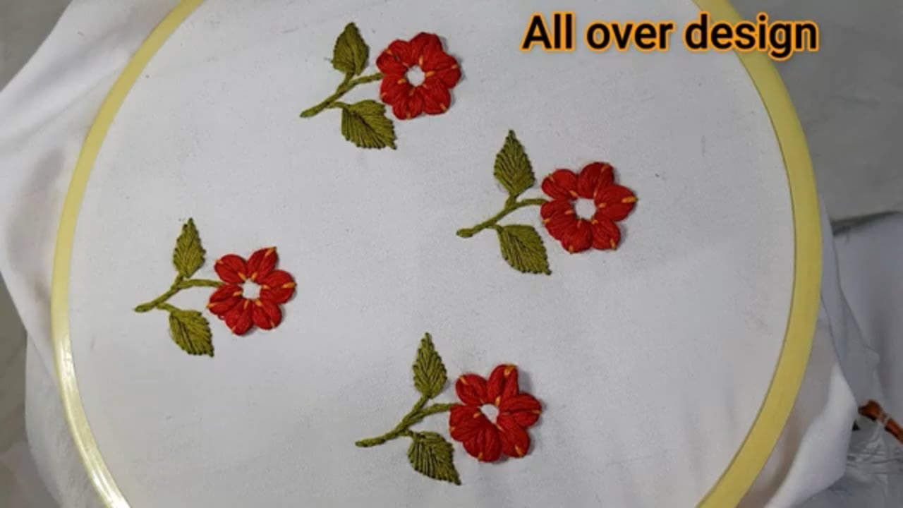 Allover embroidery designs idea | Hand made all over hand embroidery ...