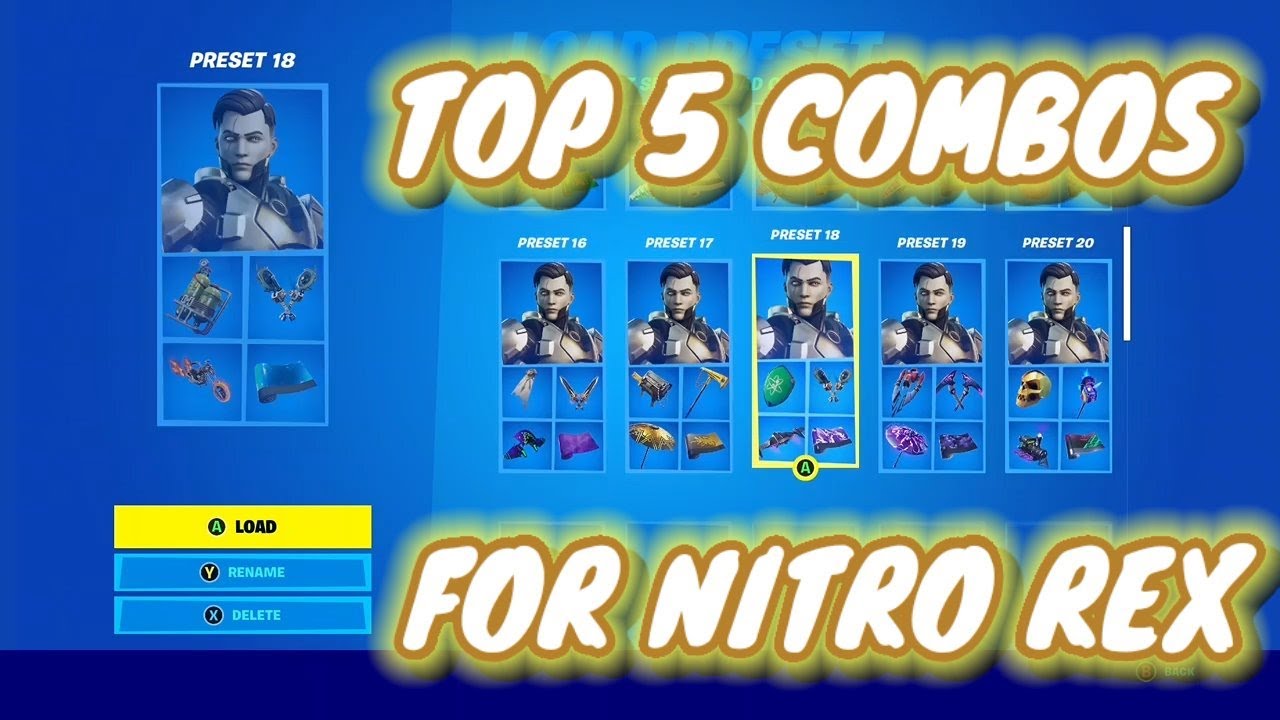 Top 5 BEST Combos For NITRO REX ( MIDAS ) - YouTube
