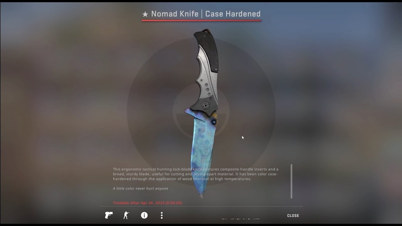 CS:2 - BLUE GEM NOMAD KNIFE UNBOX #1 - YouTube