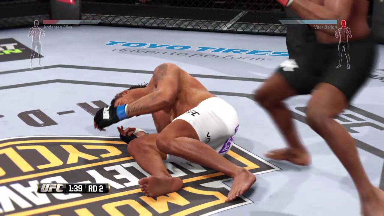 EA SPORTS™ UFC® - Anderson Silva vs Vitor Belfort - "Front Kick to the ...