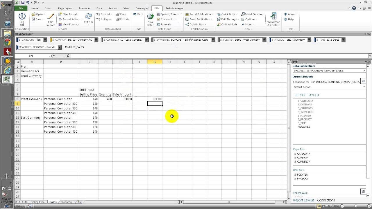 SAP BPC Planning with Logic Script Part 2: When Endwhen - Sales - YouTube