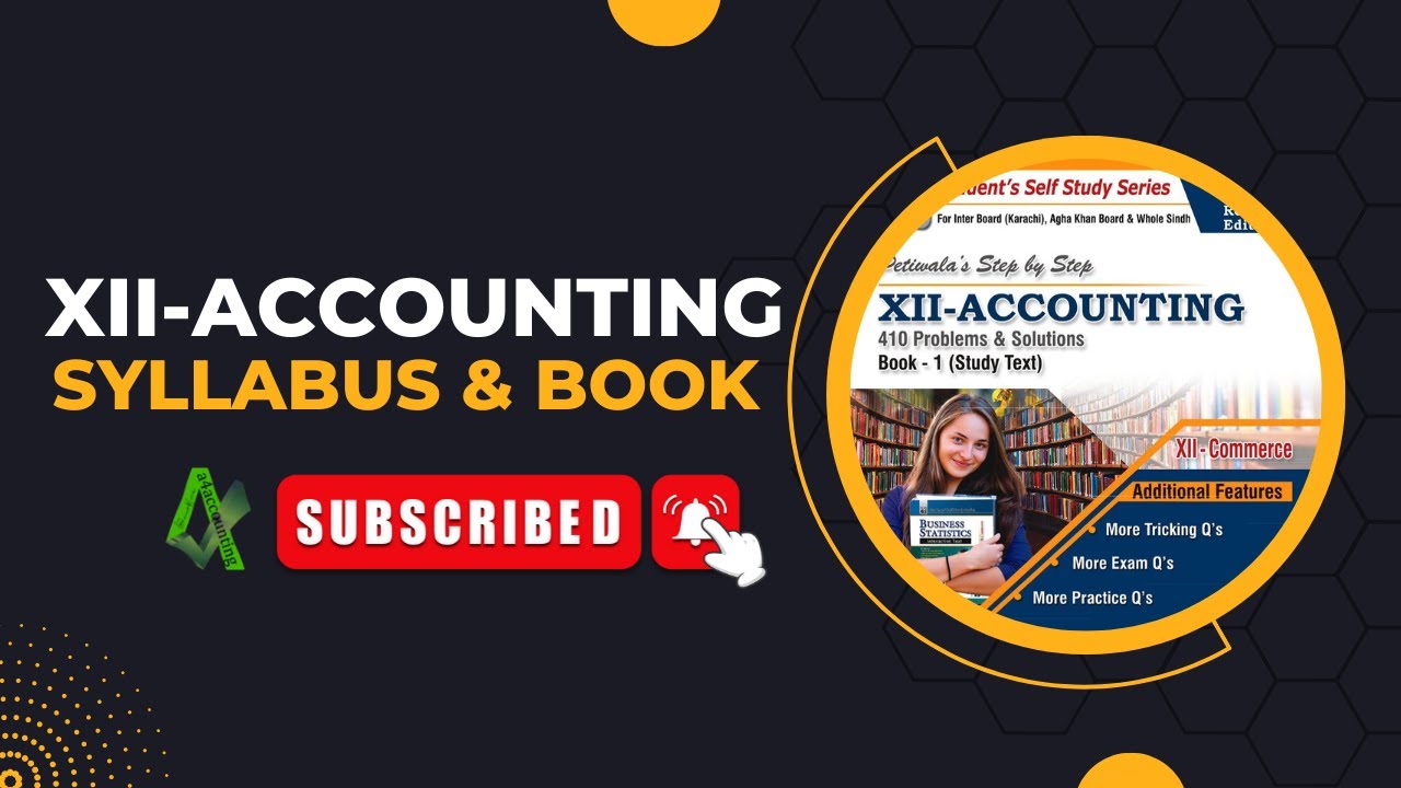 Accounting Syllabus for Class 12 (XII) with Recommended Book - YouTube