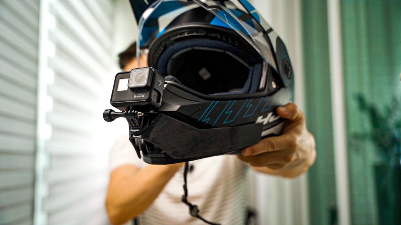 GoPro chin mount for ADV helmet DIY! - YouTube