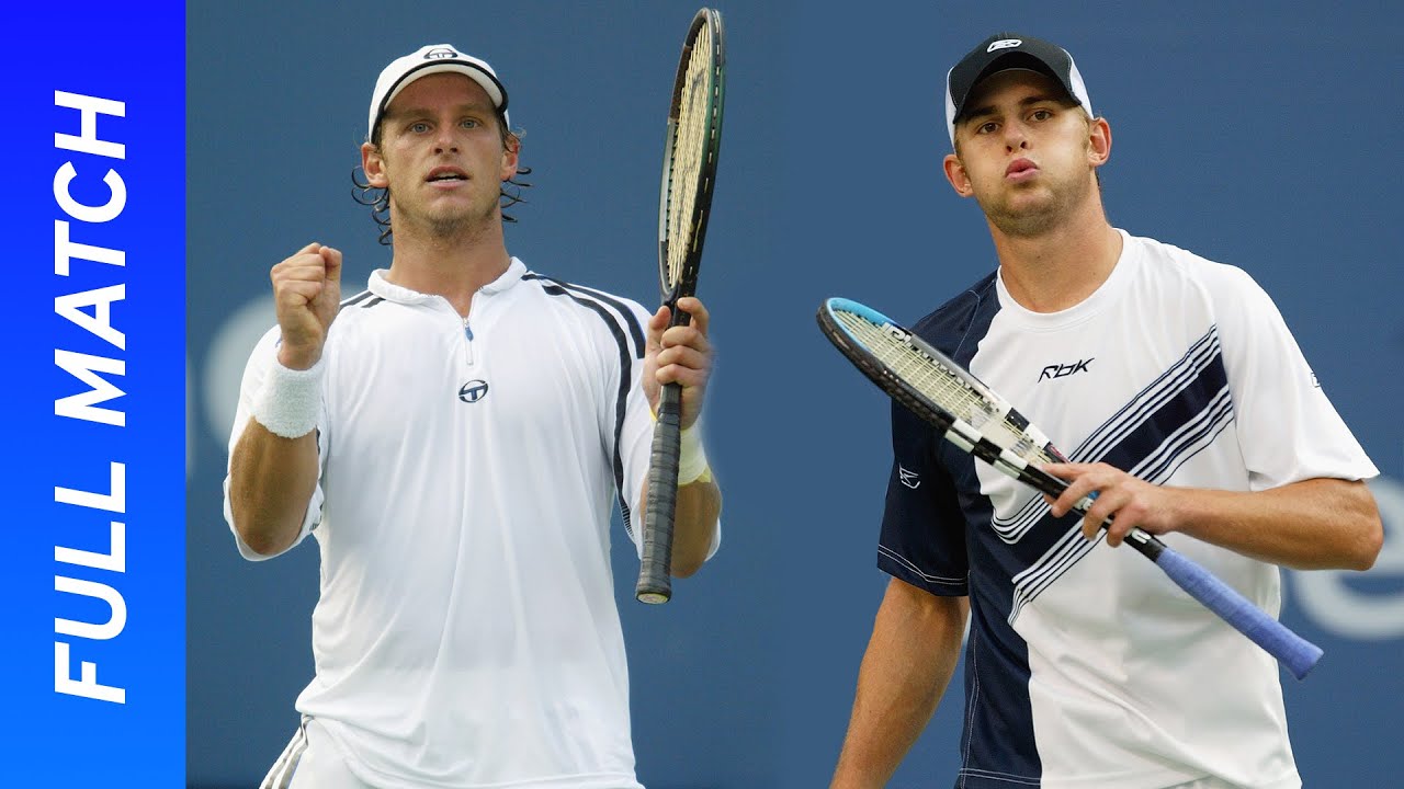 David Nalbandian vs Andy Roddick in a classic comeback! | US Open 2003 ...