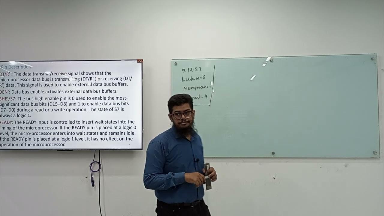 Microprocessor and Interfacing | Lecture-6 | CSE | Nurul Islam | University of Scholars - YouTube