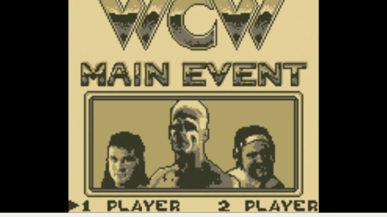 WCW Main Event! Gameboy wrestling action! - YouTube