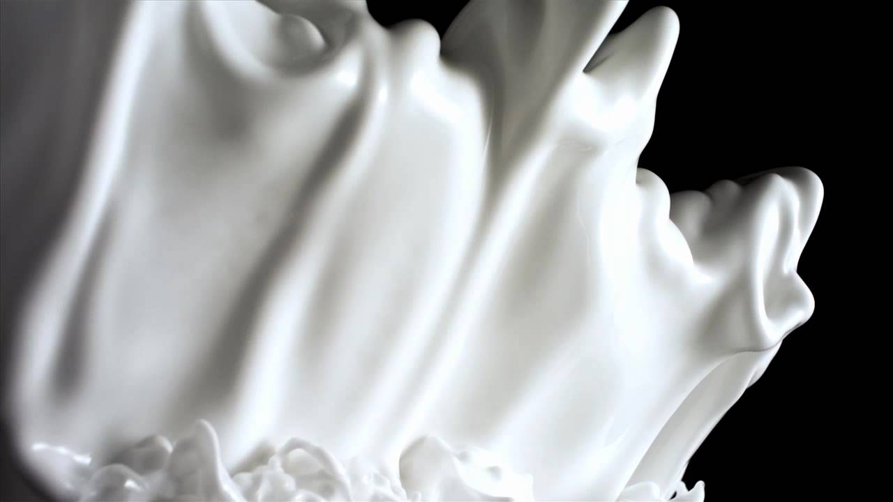 Milk wave test #2 - YouTube