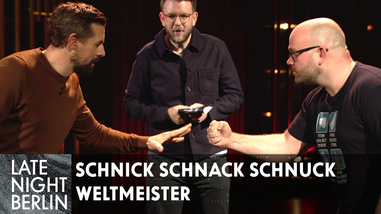 Besiegt Klaas den Weltmeister im Schnick Schnack Schnuck? | Late Night ...