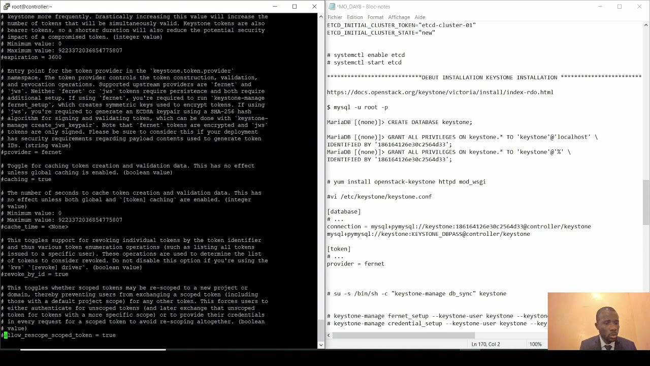 #10 OpenStack || Installation du service Keystone 🎯 - YouTube